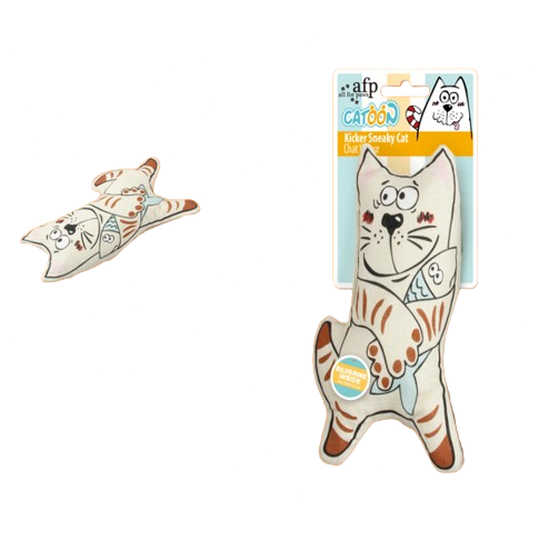 GATO ASTUTO CARICATURA - Aqua Mascotas